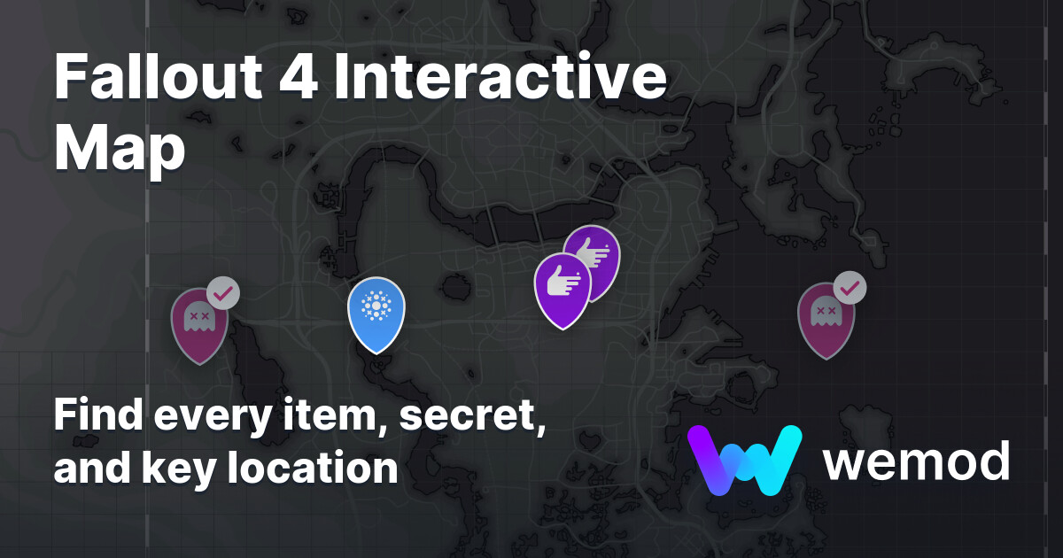 Fallout 4 Interactive Maps | Wand