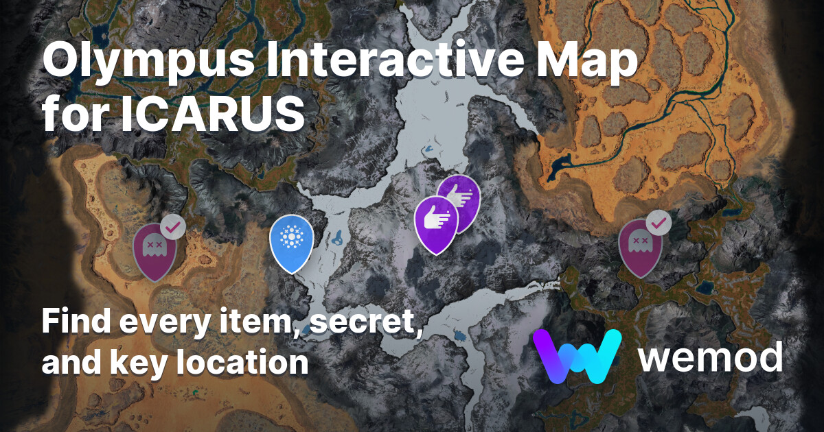 ICARUS을(를) 위한 Olympus 맵 | Wand