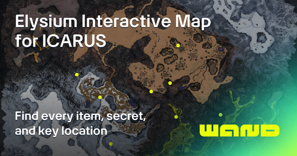 TPS Tower - Elysium Map for ICARUS Checklist | WeMod Maps