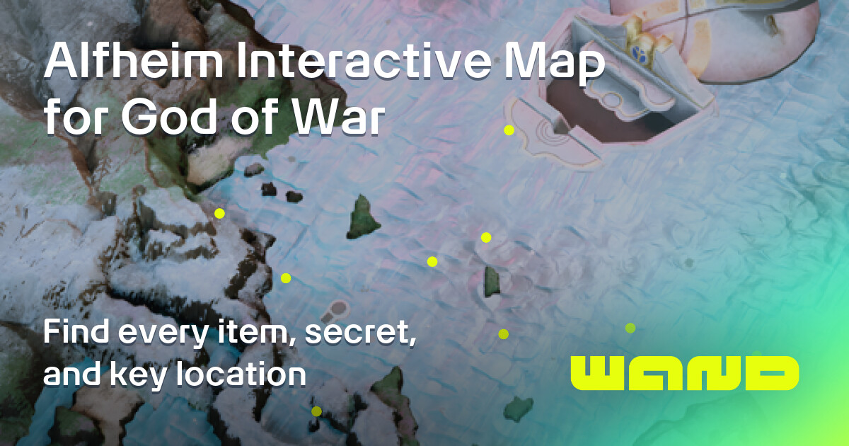 Alfheim Map for God of War Checklist by Category - 100% Completion ...