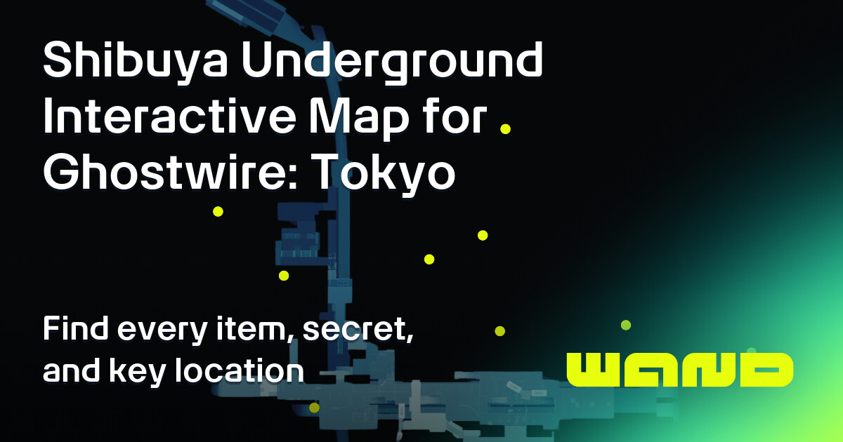 Enemy - Shibuya Underground Map for Ghostwire: Tokyo Checklist | WeMod Maps