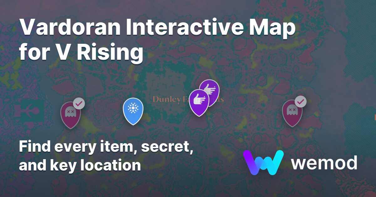 Vardoran Map for V Rising | WeMod
