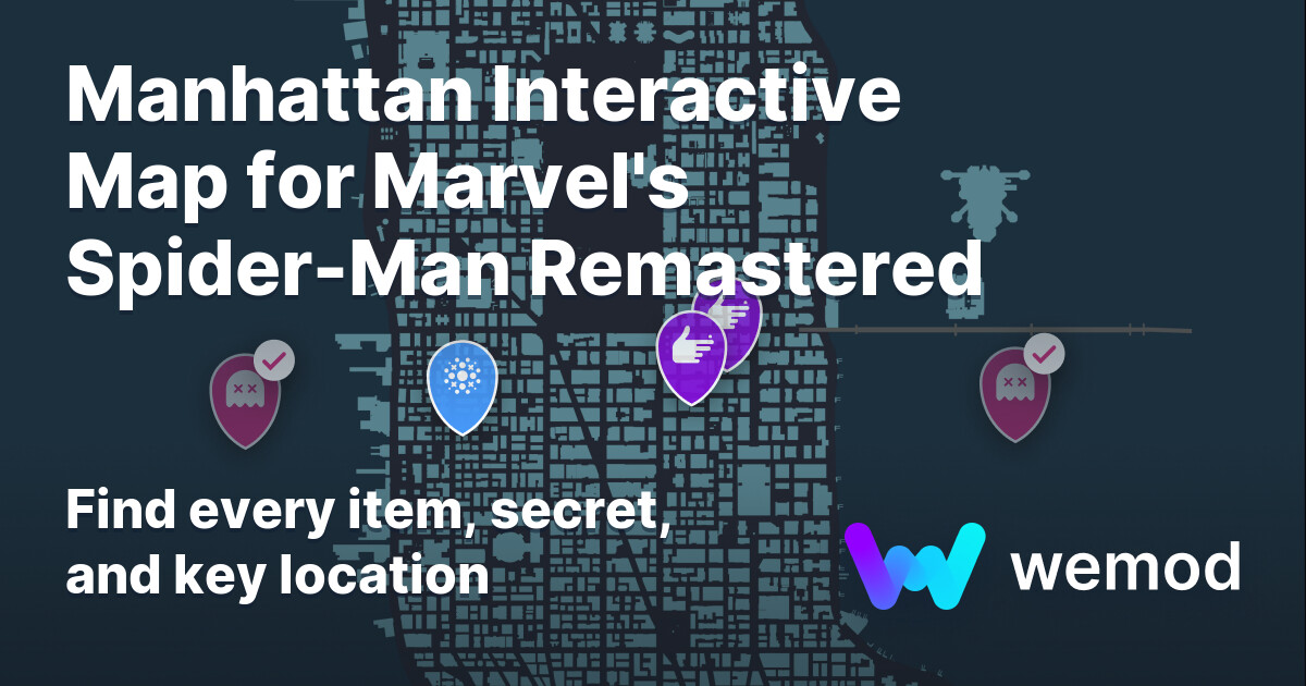 Carte Manhattan pour Marvel's Spider-Man Remastered | WeMod