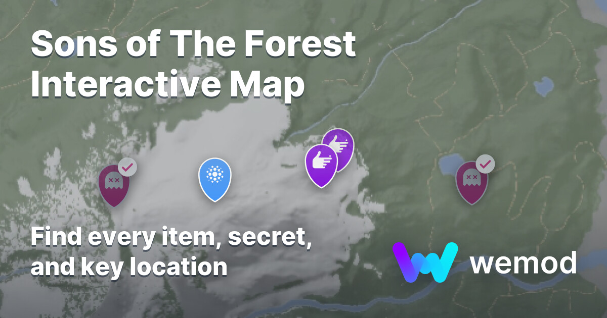 Sons of The Forest Interactive Map | Wand