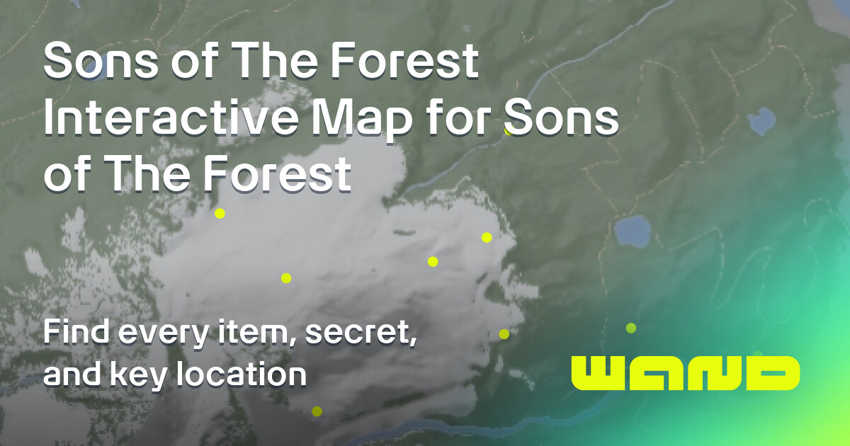 carto-de-acesso - Sons of The Forest 的 Sons of The Forest 地图 Checklist ...
