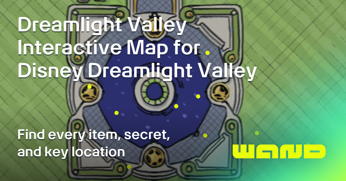 Dreamlight Valley Map for Disney Dreamlight Valley Checklist by ...