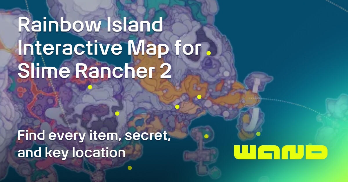 Teleporter - Rainbow Island Map for Slime Rancher 2 Checklist | WeMod Maps