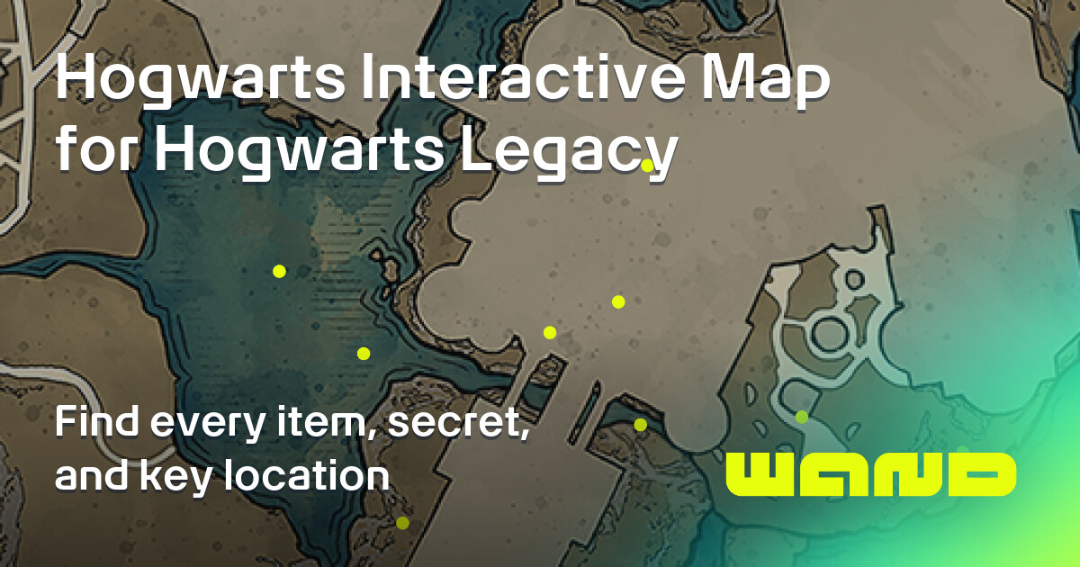 Hogwarts Legacy 的 Hogwarts 地图 Checklist by Category - 100% Completion ...