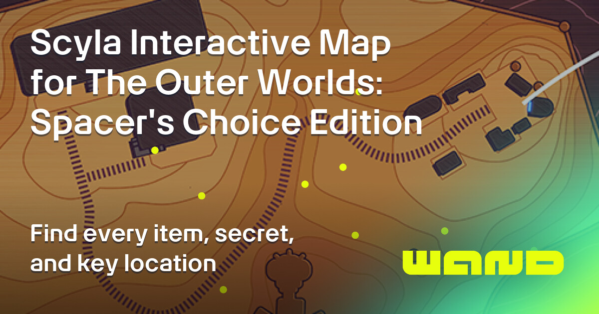 Scyla Map for The Outer Worlds: Spacer's Choice Edition | Wand