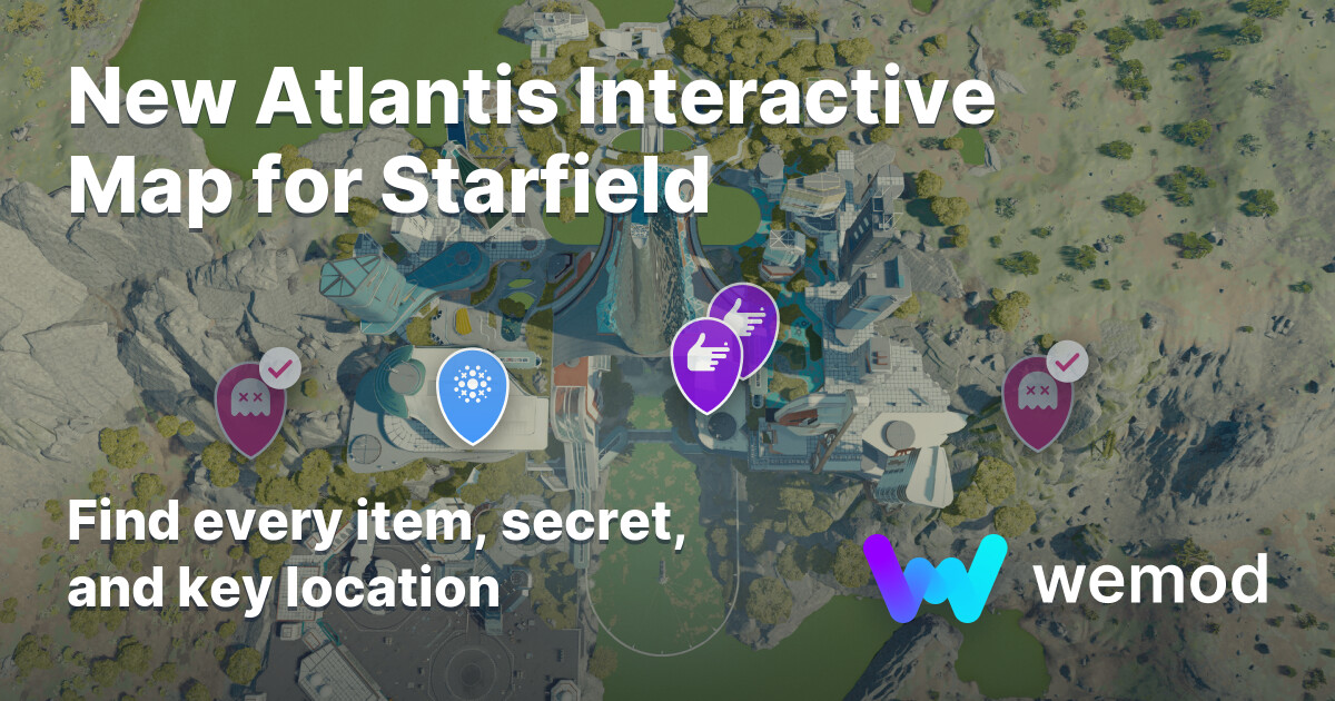 New Atlantis Map for Starfield | WeMod