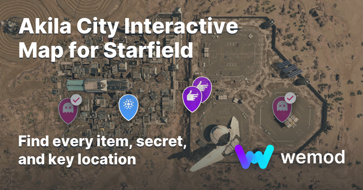 Akila City Map for Starfield | WeMod