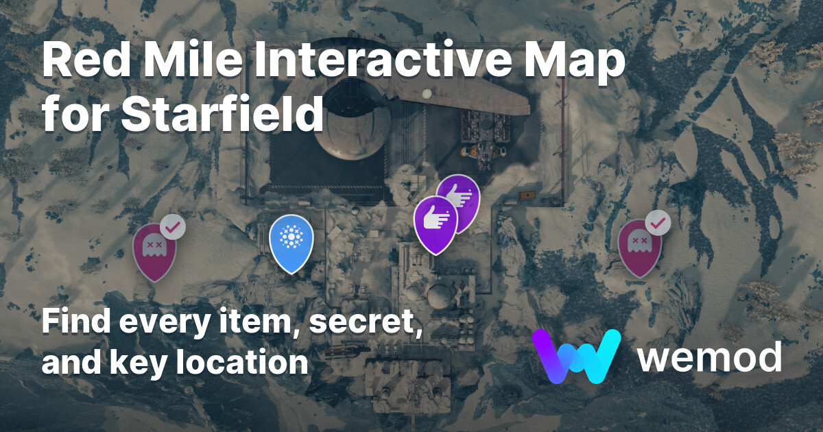 Red Mile Map for Starfield | WeMod