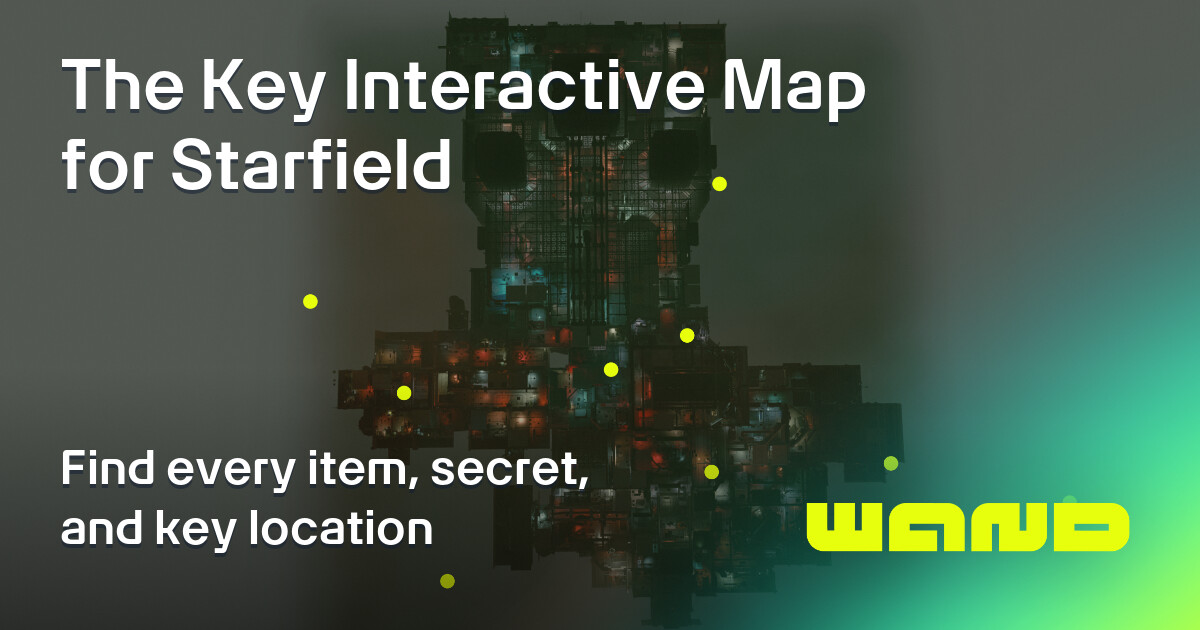 The Key Map for Starfield Checklist by Category - 100% Completion Guide ...