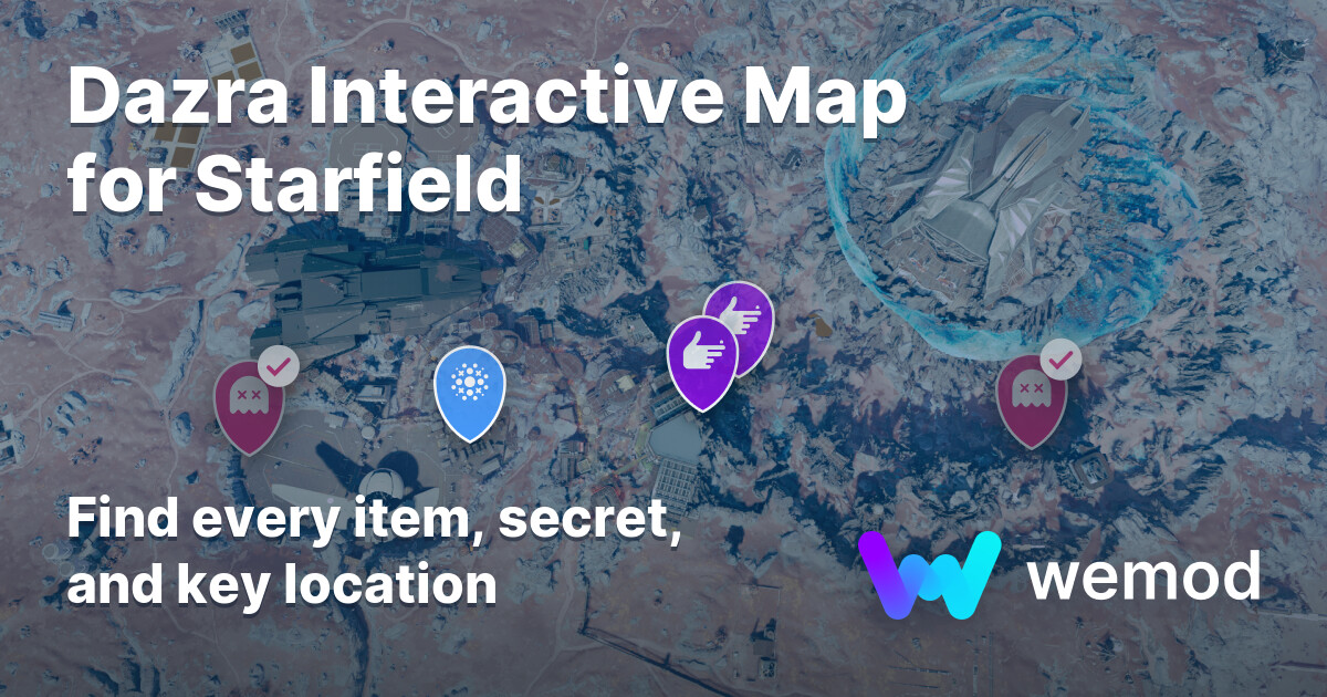 Starfield 的 Dazra 地图 | Wand