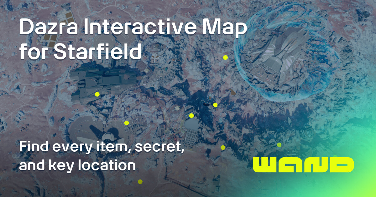 Mapa Dazra para Starfield | Wand