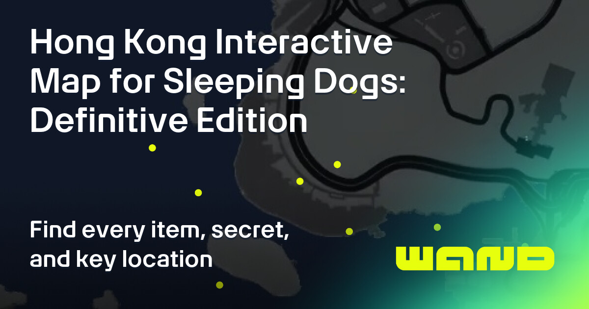 Hong Kong Map for Sleeping Dogs: Definitive Edition Checklist by ...