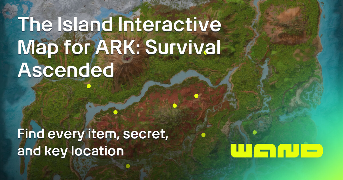 entdecker-notizen - ARK: Survival Ascended 的 The Island 地图 Checklist ...