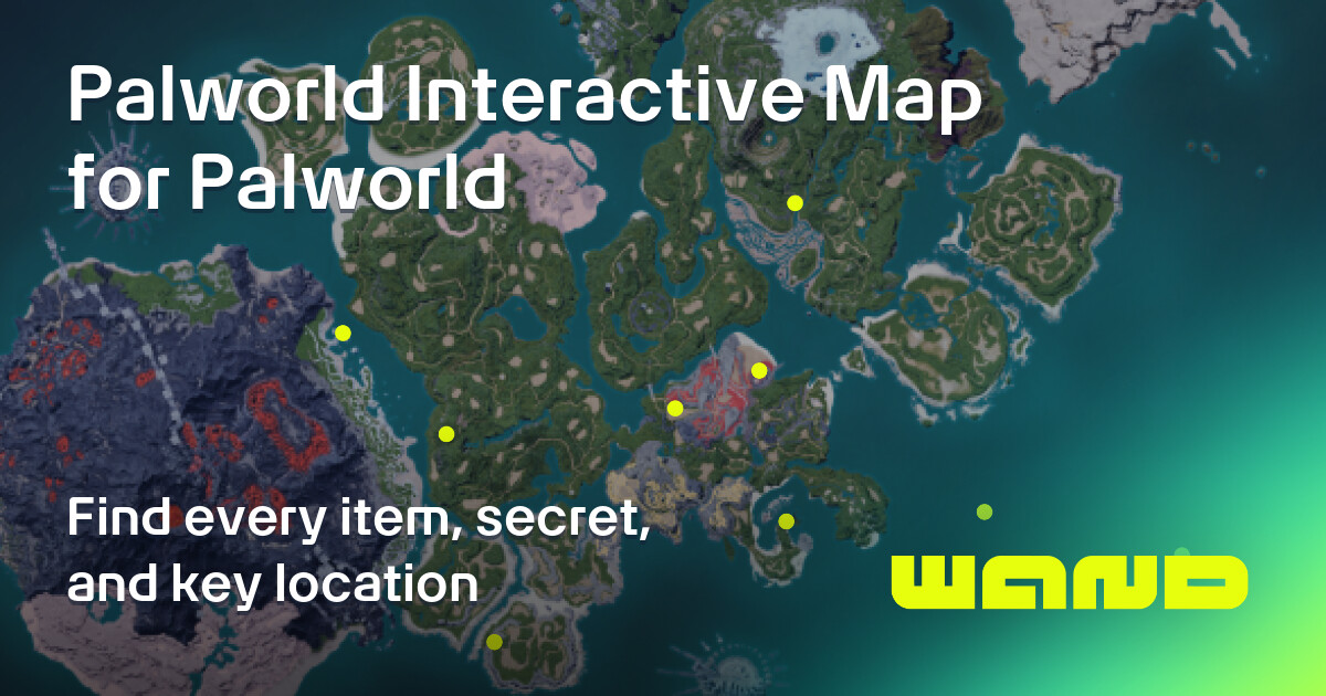 Point of Interest - Palworld Map for Palworld Checklist | WeMod Maps