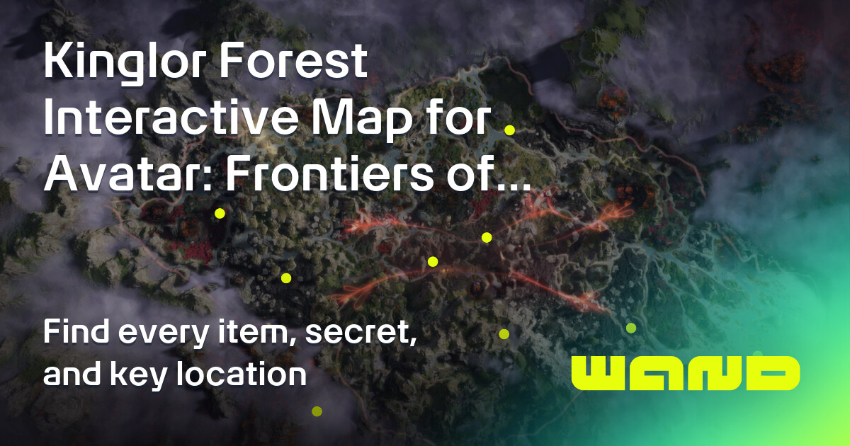 Side Quest - Kinglor Forest Map for Avatar: Frontiers of Pandora ...