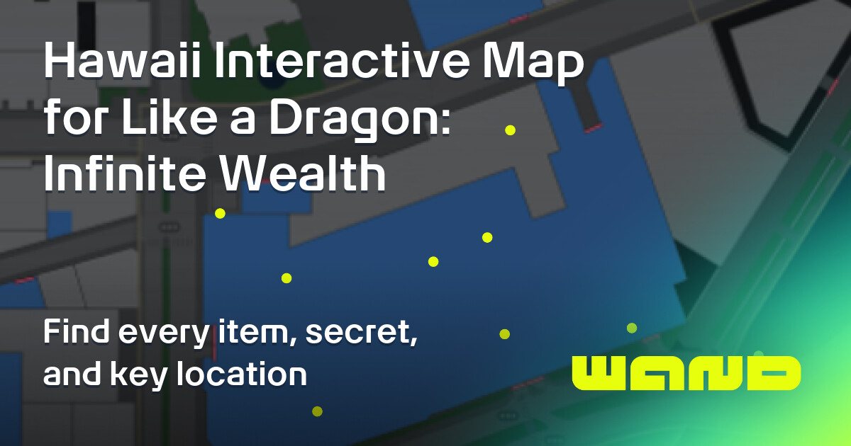 Cash Machines - Hawaii Map for Like a Dragon: Infinite Wealth Checklist ...