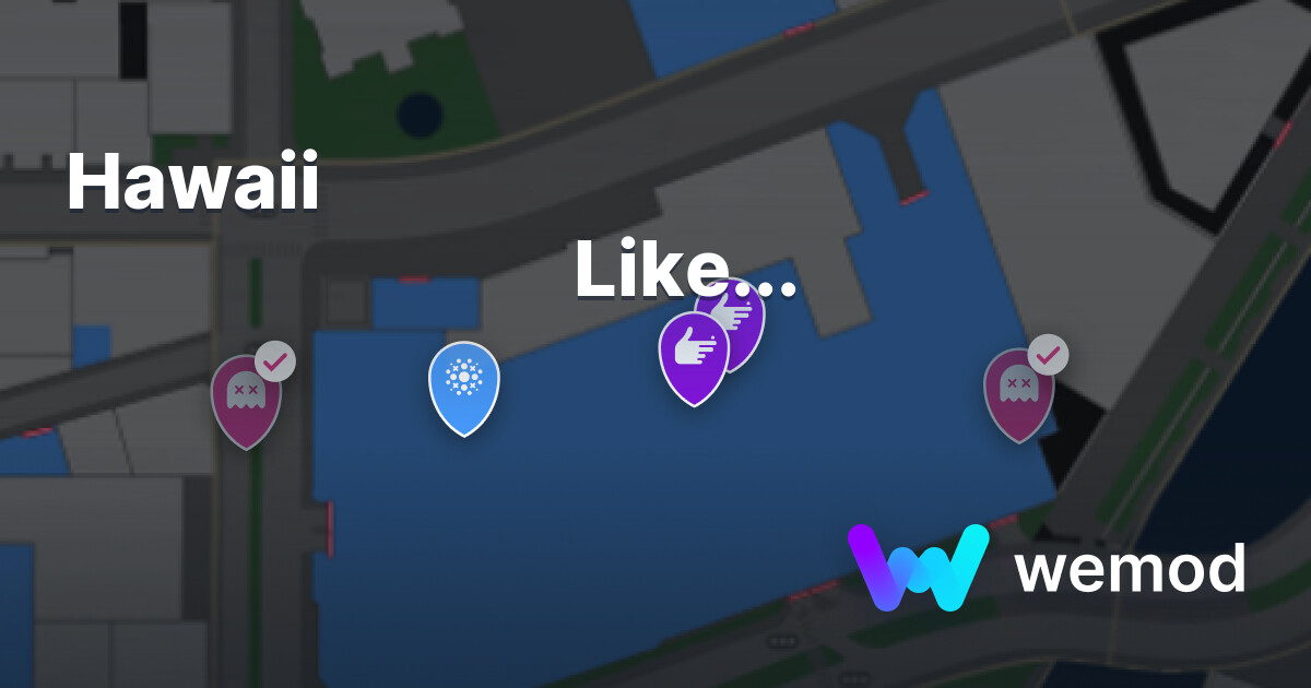แผนที่ Hawaii สำหรับ Like a Dragon: Infinite Wealth | WeMod
