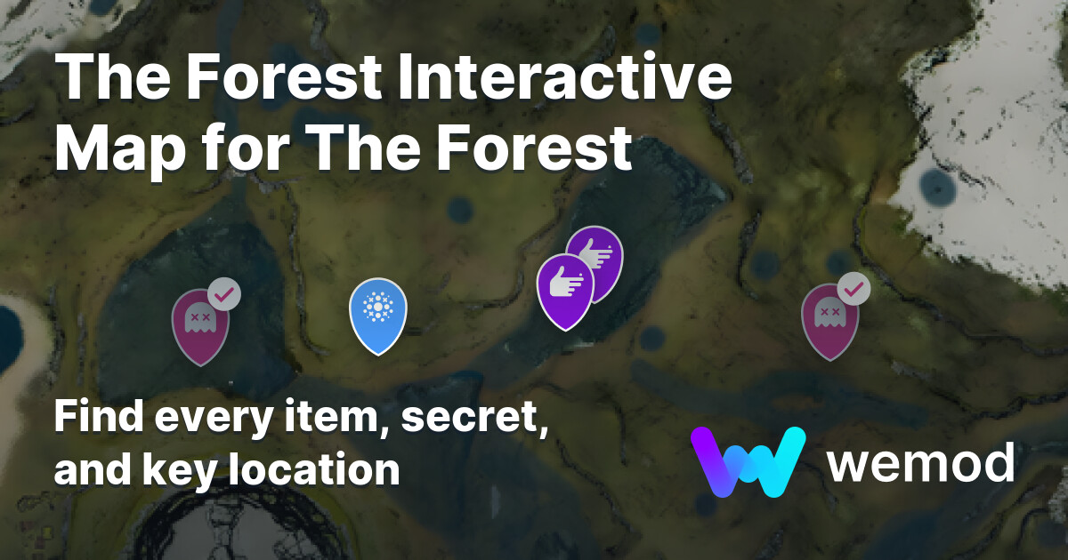 แผนที่ The Peninsula สำหรับ The Forest | Wand