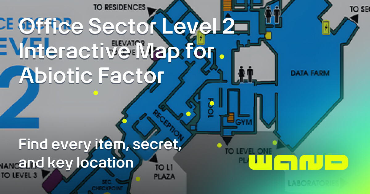 Carte Office Sector Level 2 pour Abiotic Factor | Wand