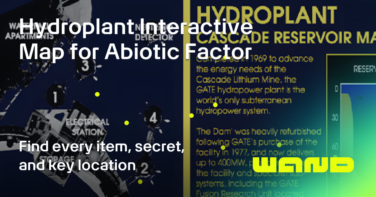 Hydroplant Map for Abiotic Factor | Wand