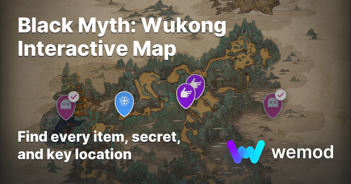 Black Myth: Wukong Interactive Maps | Wand