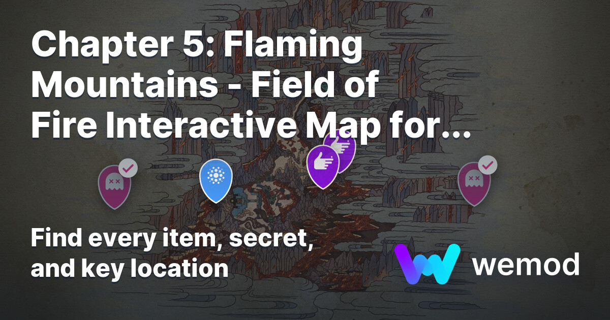 Chapter 5: Flaming Mountains - Field of Fire Map for Black Myth: Wukong ...