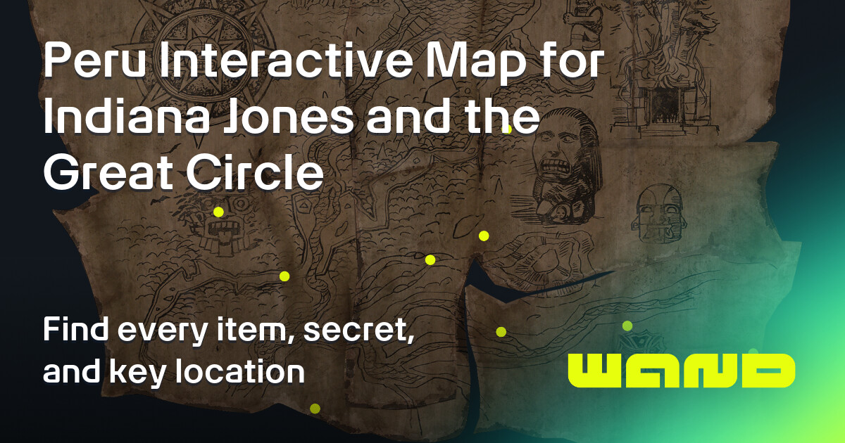 Journal Notes - Peru Map for Indiana Jones and the Great Circle ...