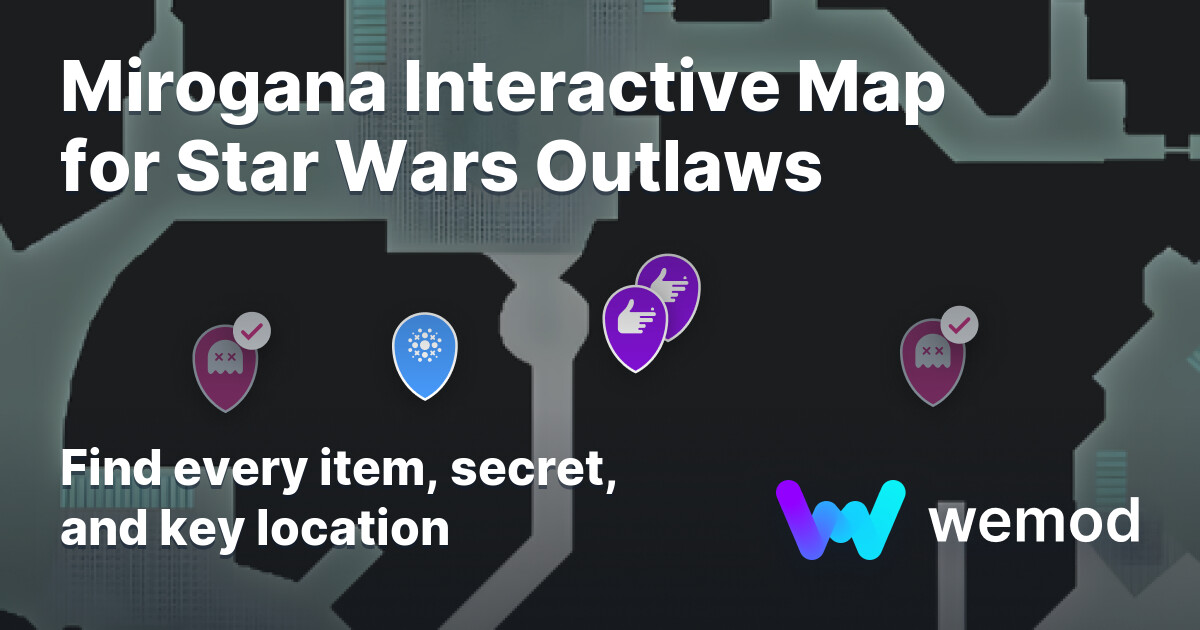 Mirogana Map for Star Wars Outlaws | WeMod