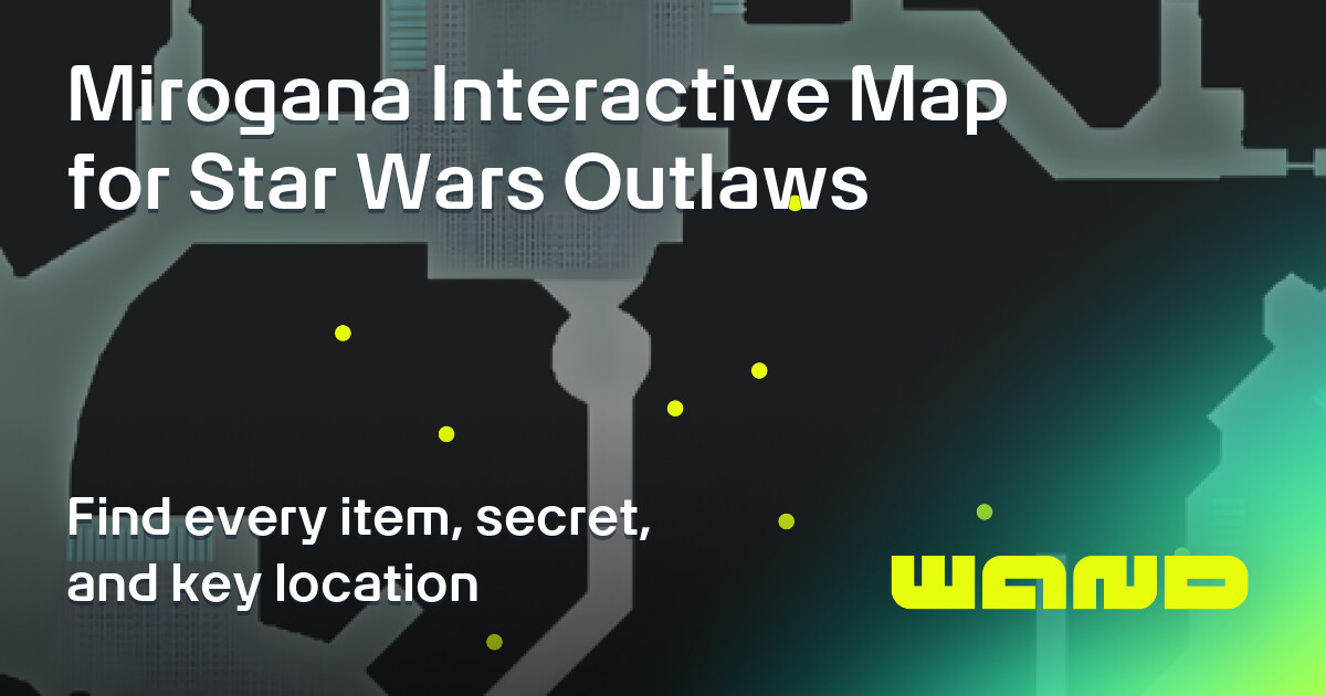 puntos-de-referencia - Star Wars Outlaws 的 Mirogana 地图 Checklist ...