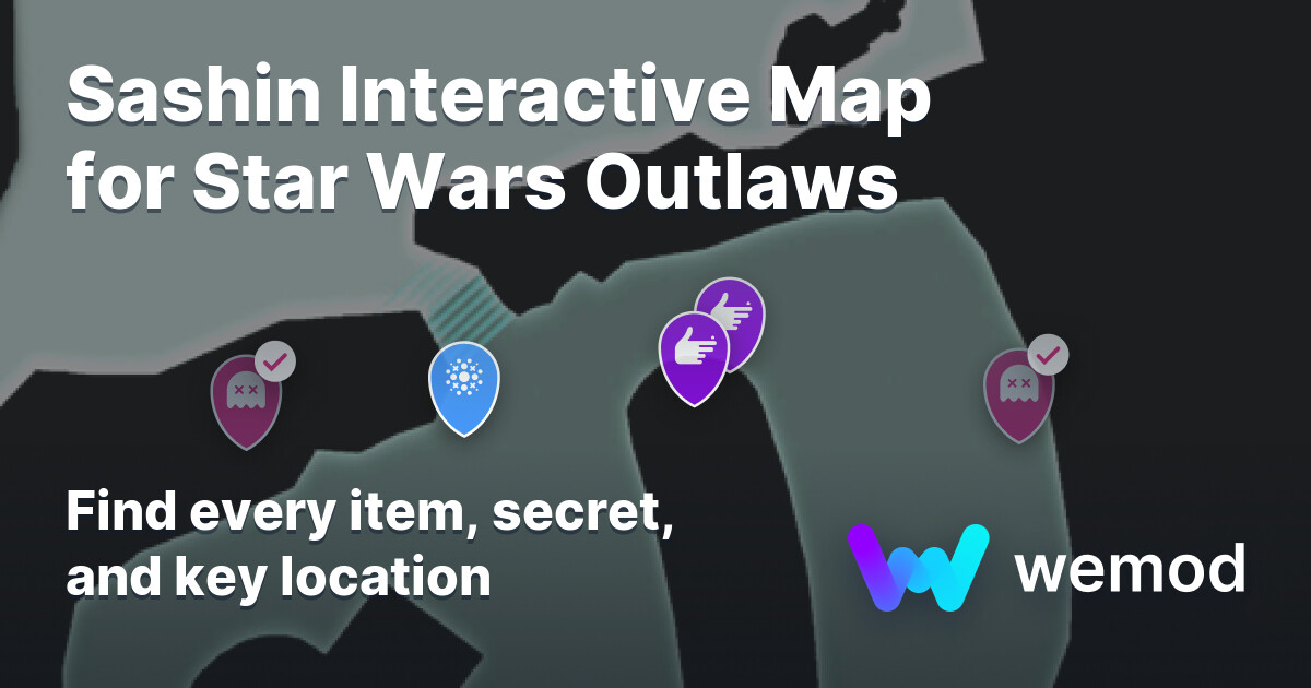 Star Wars Outlaws 的 Sashin 地图 | WeMod