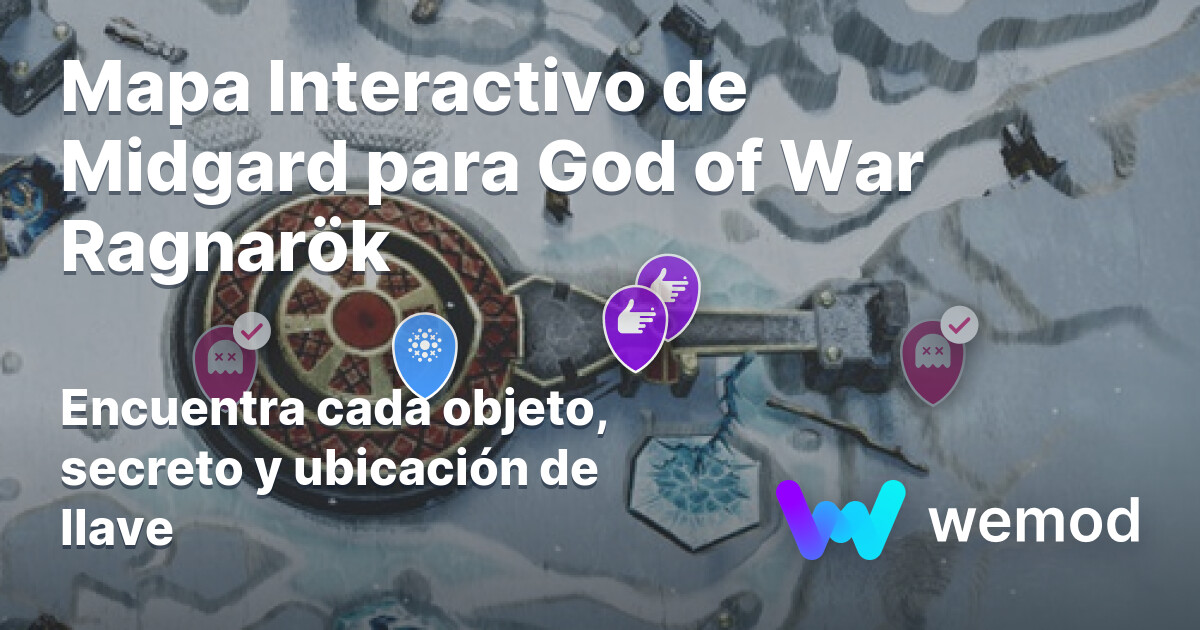 Mapa Midgard para God of War Ragnarök | WeMod