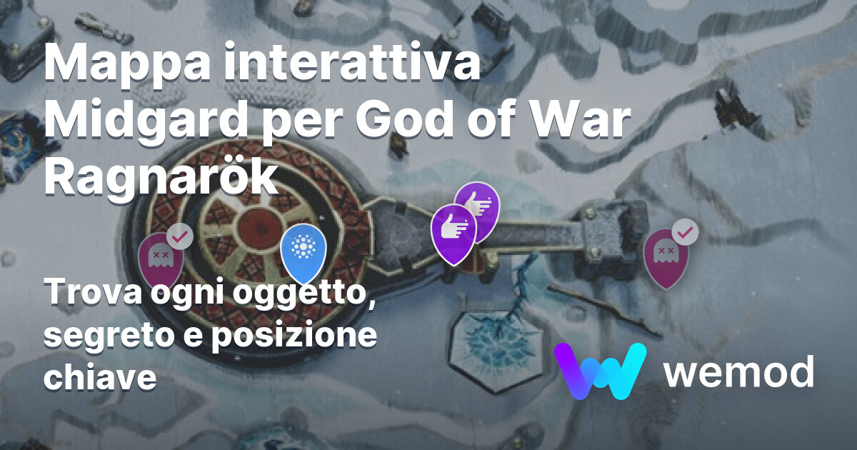 Mappa Midgard per God of War Ragnarök | WeMod