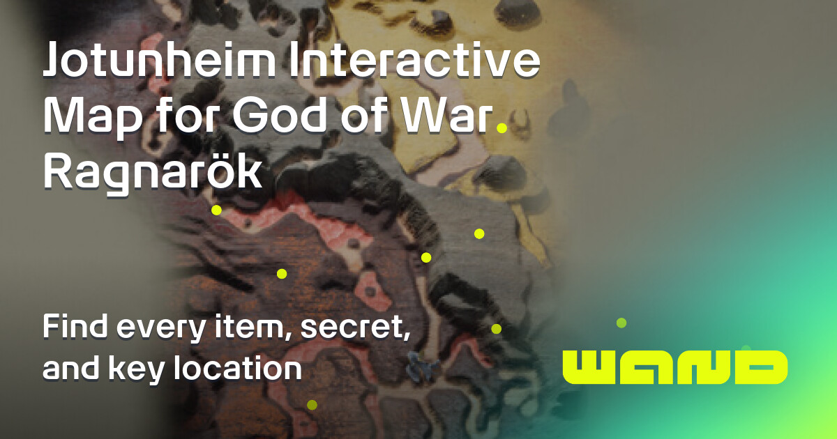 Armor Set - Jotunheim Map for God of War Ragnarök Checklist | WeMod Maps