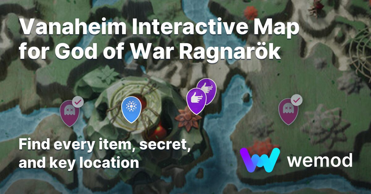 Vanaheim Map for God of War Ragnarök | WeMod