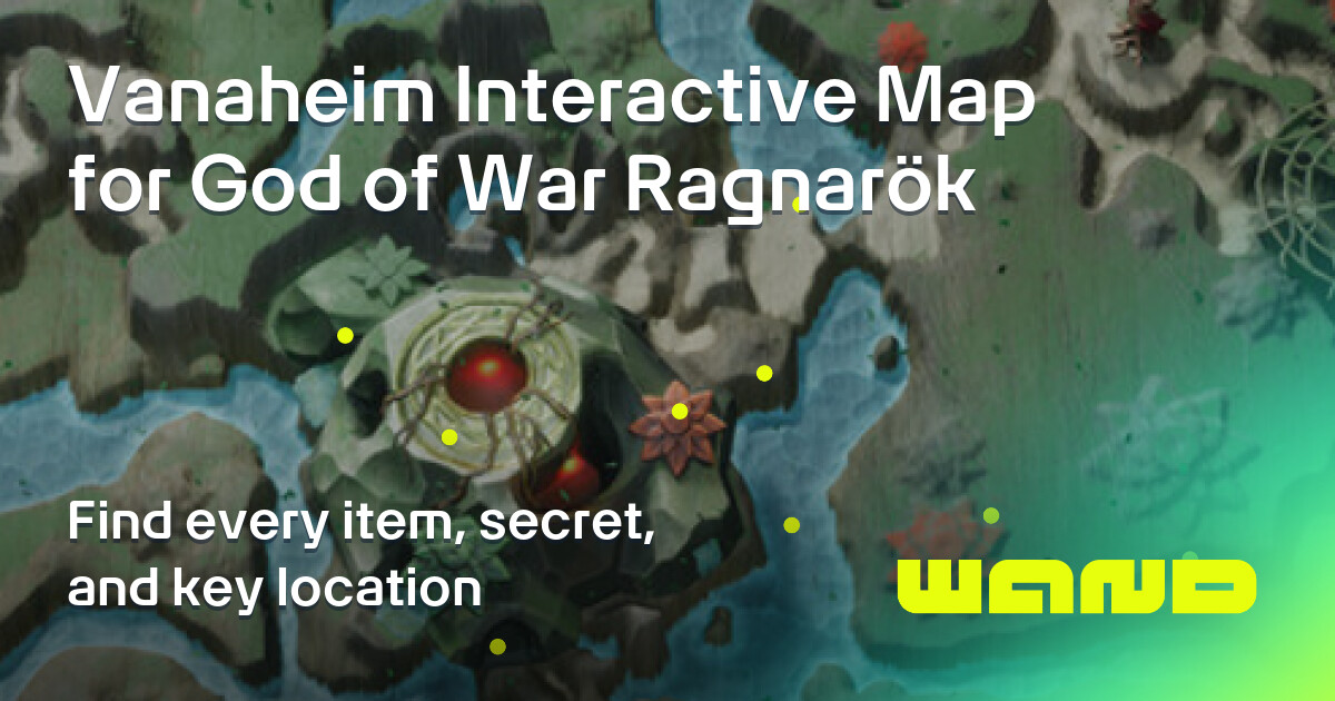 le-corbeau-dodin - Vanaheim Karte für God of War Ragnarök Checklist ...