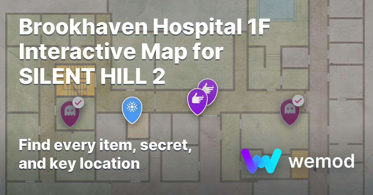 SILENT HILL 2向けBrookhaven Hospital 1Fマップ | Wand