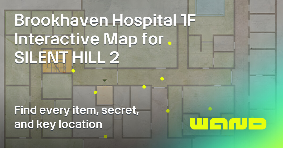 blicke-in-die-vergangenheit - แผนที่ Brookhaven Hospital 1F สำหรับ ...