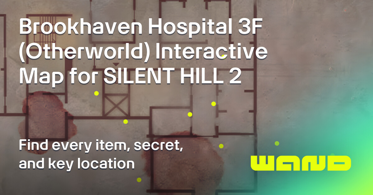 Mapa Brookhaven Hospital 3F (Otherworld) para SILENT HILL 2 Checklist ...