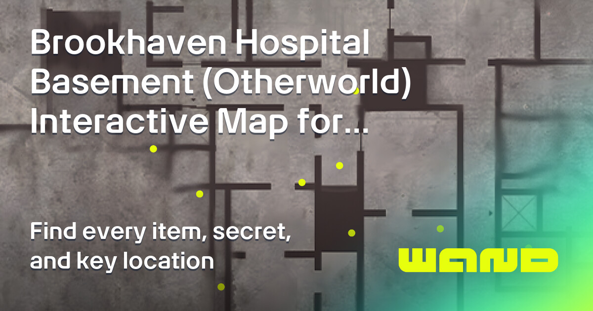 npc-etkileimi - Mapa Brookhaven Hospital Basement (Otherworld) para ...