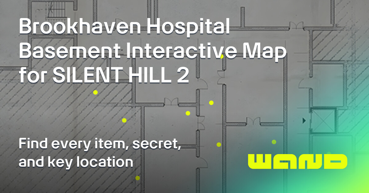 SILENT HILL 2向けBrookhaven Hospital Basementマップ | Wand