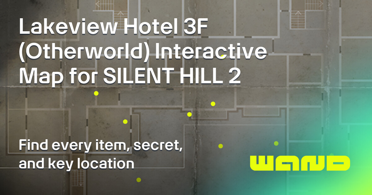 Mapa Lakeview Hotel 3F (Otherworld) para SILENT HILL 2 | Wand