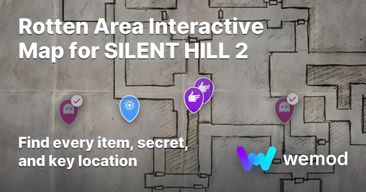 แผนที่ Rotten Area สำหรับ SILENT HILL 2 | Wand