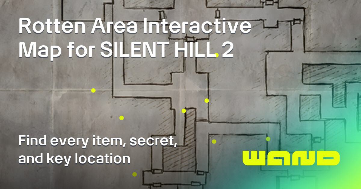 Health - Rotten Area Map for SILENT HILL 2 Checklist | WeMod Maps