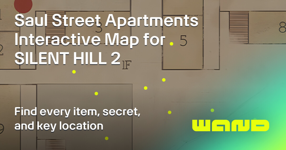 Key Locations - Saul Street Apartments Map for SILENT HILL 2 Checklist ...