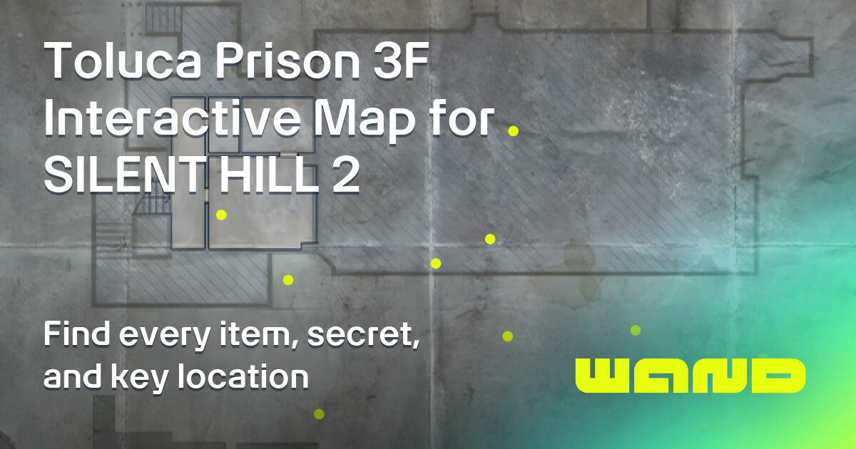 ubicaciones-clave - SILENT HILL 2 的 Toluca Prison 3F 地图 Checklist ...