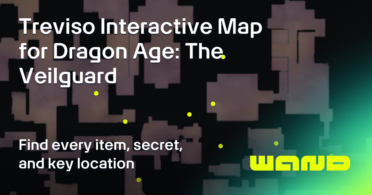 Side Quest - Treviso Map for Dragon Age: The Veilguard Checklist ...
